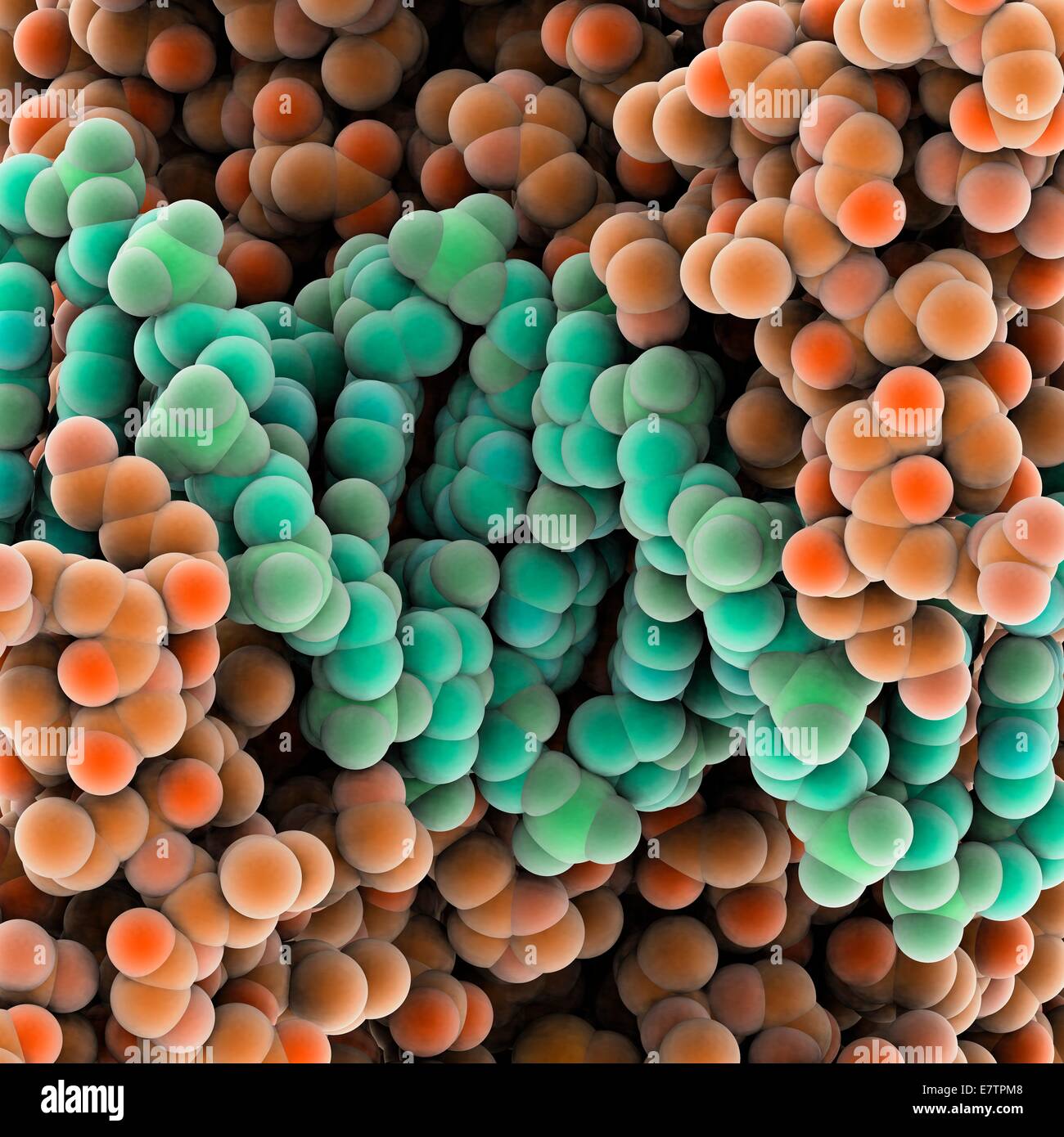 Protein molecules, computer artwork Stock Photo - Alamy