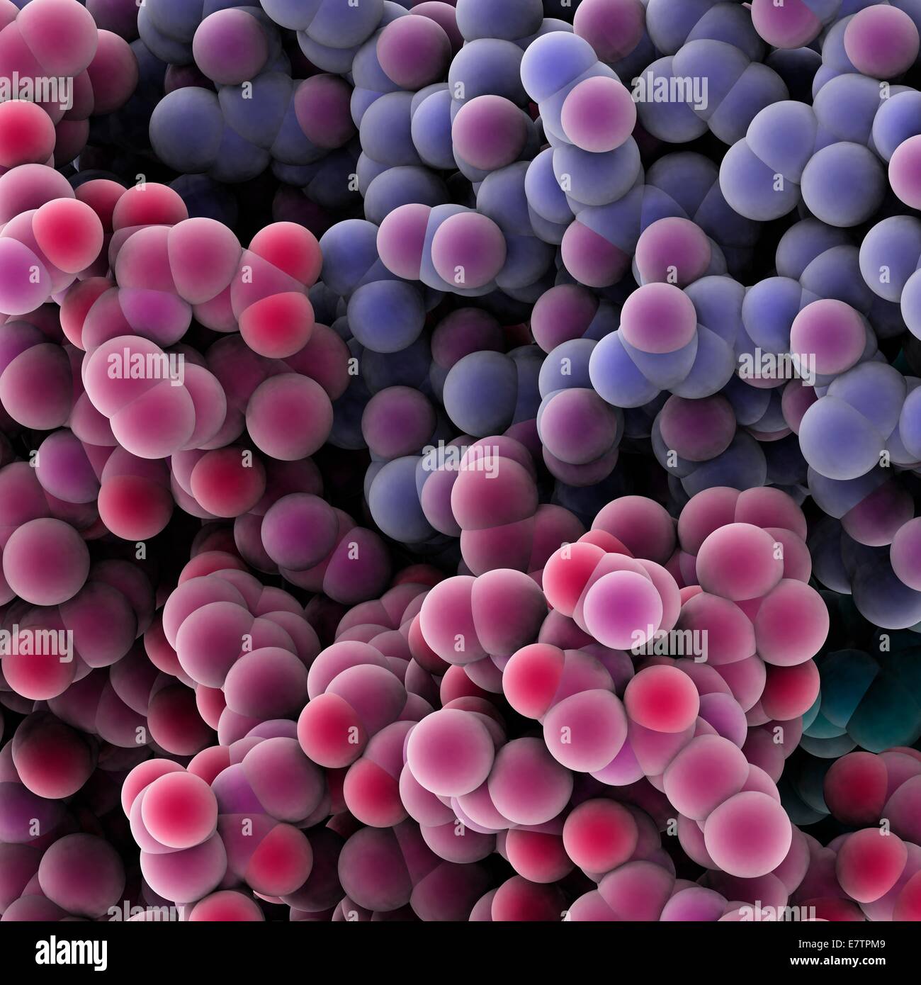 Protein molecules, computer artwork Stock Photo - Alamy