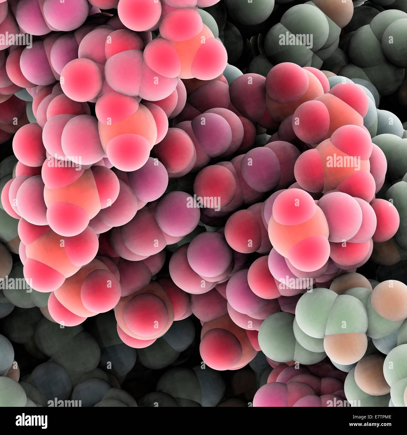Protein molecules, computer artwork Stock Photo - Alamy