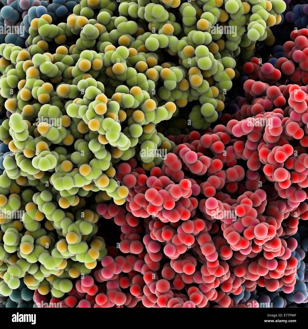 Protein molecules, computer artwork Stock Photo - Alamy