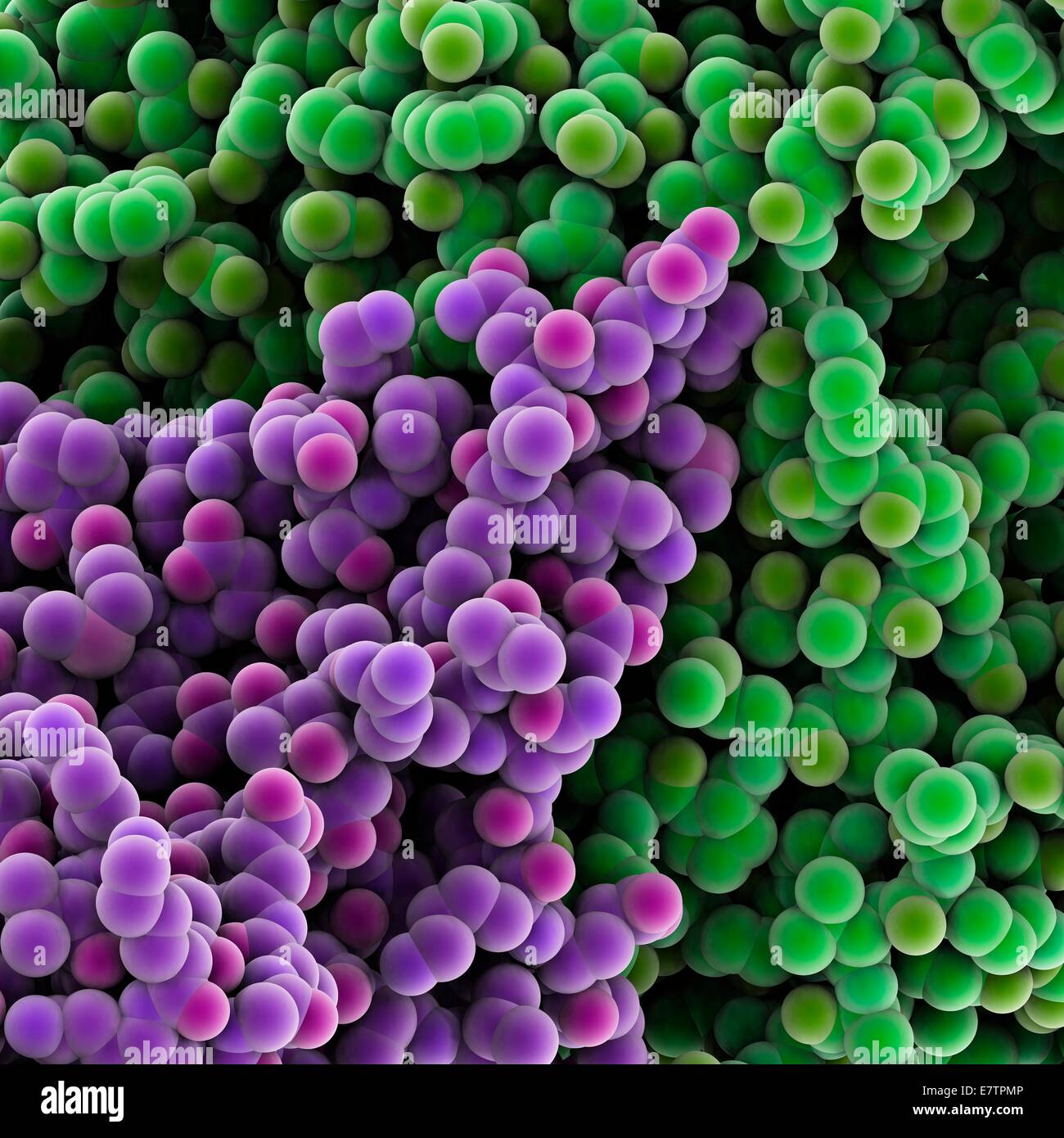 Protein molecules, computer artwork Stock Photo - Alamy