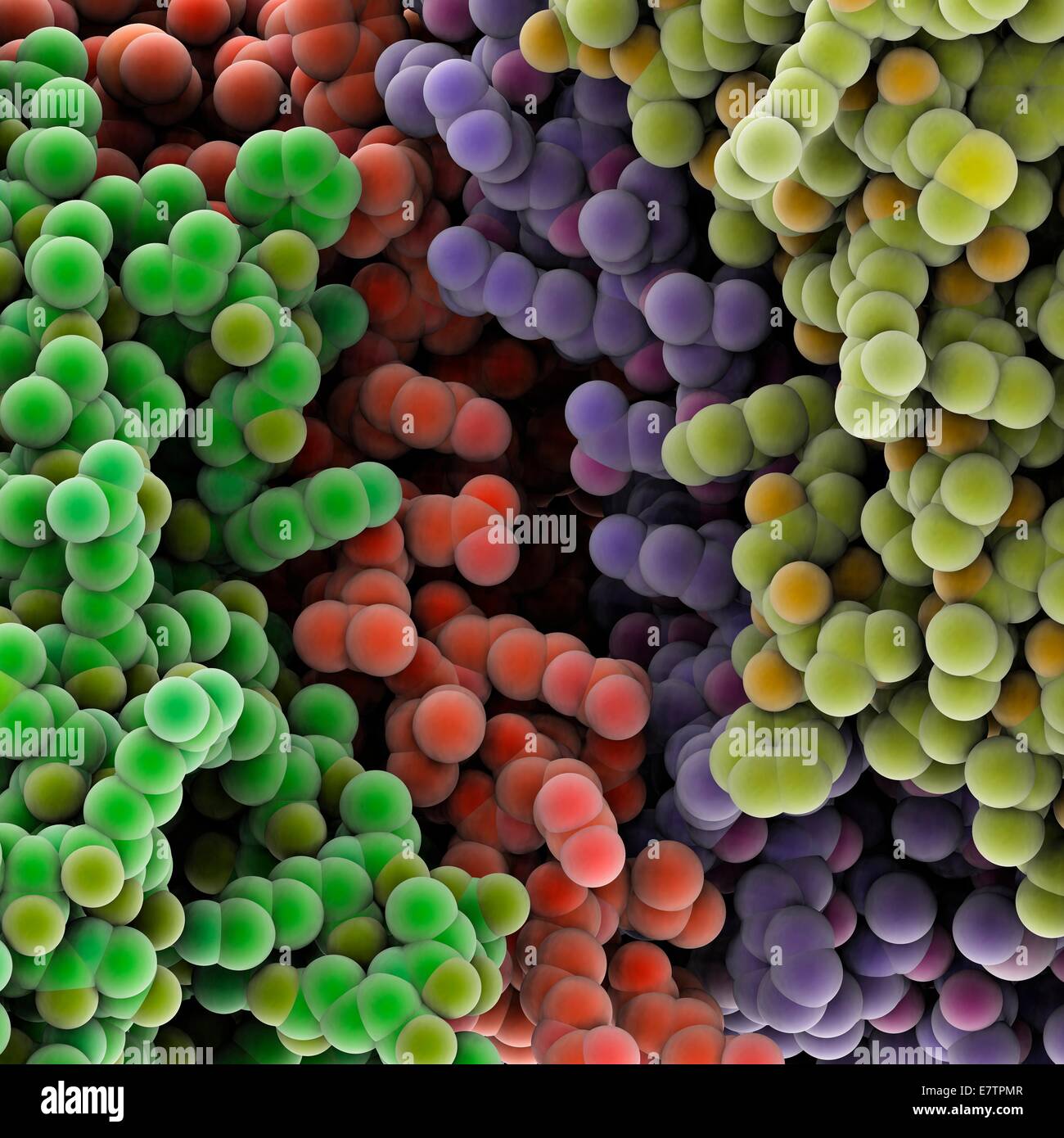 Protein molecules, computer artwork Stock Photo - Alamy