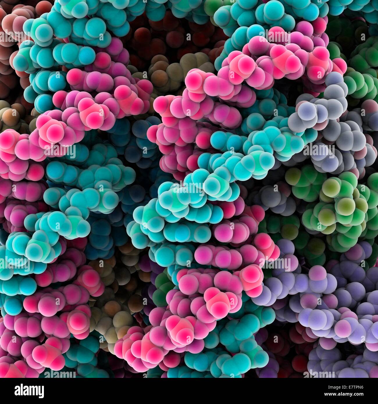 Protein molecule computer artwork hi-res stock photography and images ...