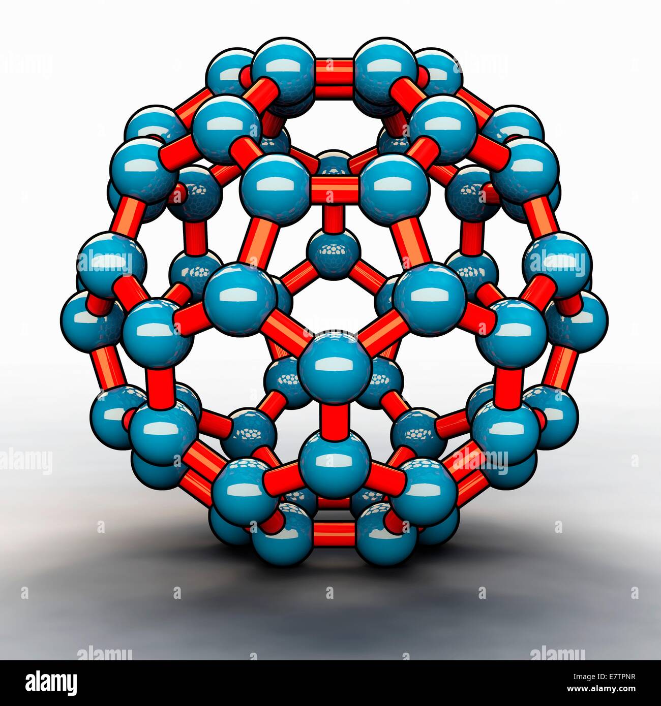 Buckyball, computer artwork Stock Photo - Alamy