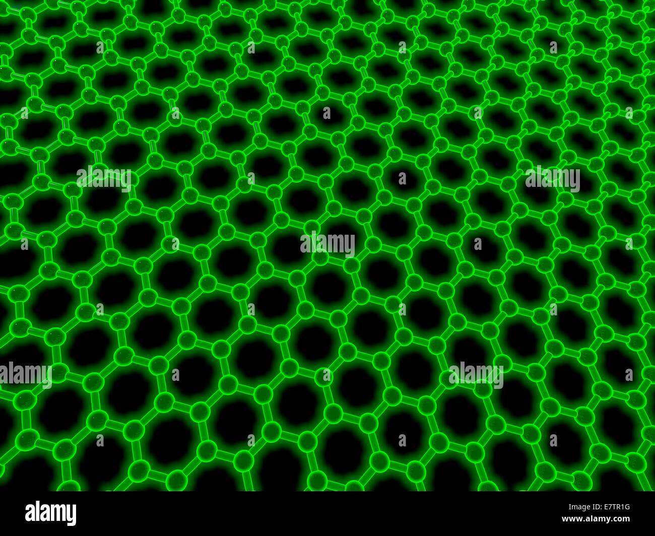 Graphene, computer artwork Stock Photo - Alamy