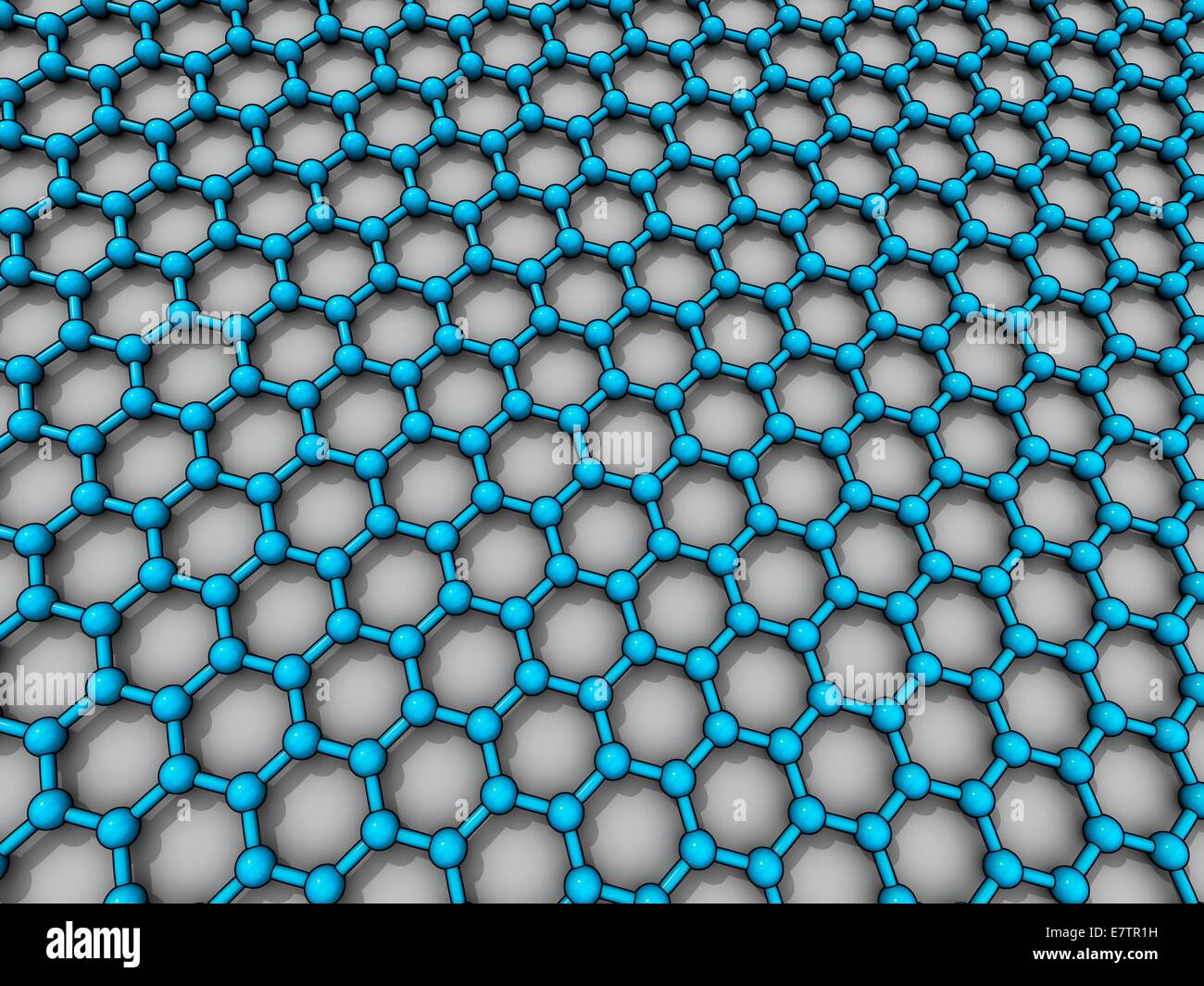 Graphene, computer artwork Stock Photo - Alamy