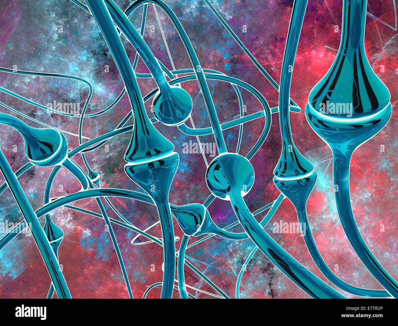 Neuron and synapses hi-res stock photography and images - Alamy