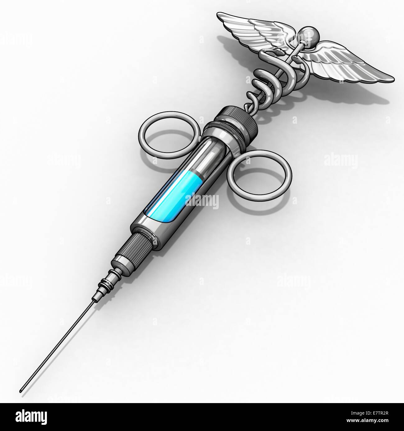 Vintage Syringe Tattoo