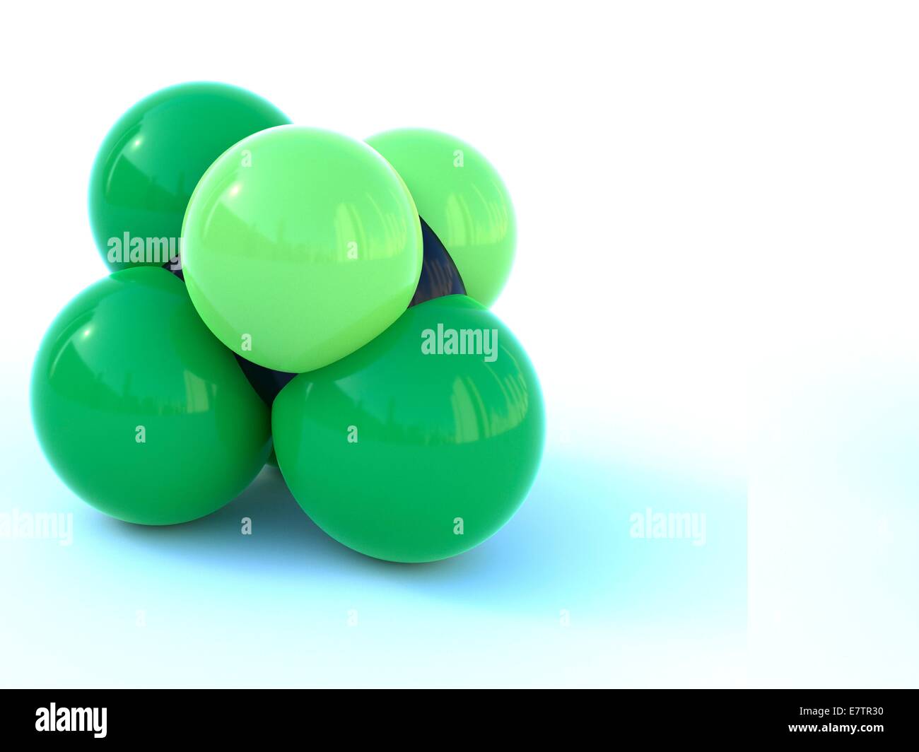 Molecular structure of freon 112, computer artwork Stock Photo - Alamy