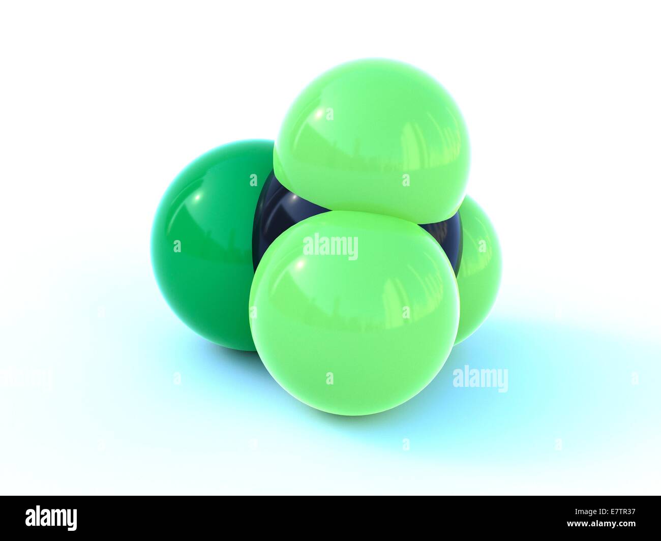 Cfc molecule model molecular hi-res stock photography and images - Alamy