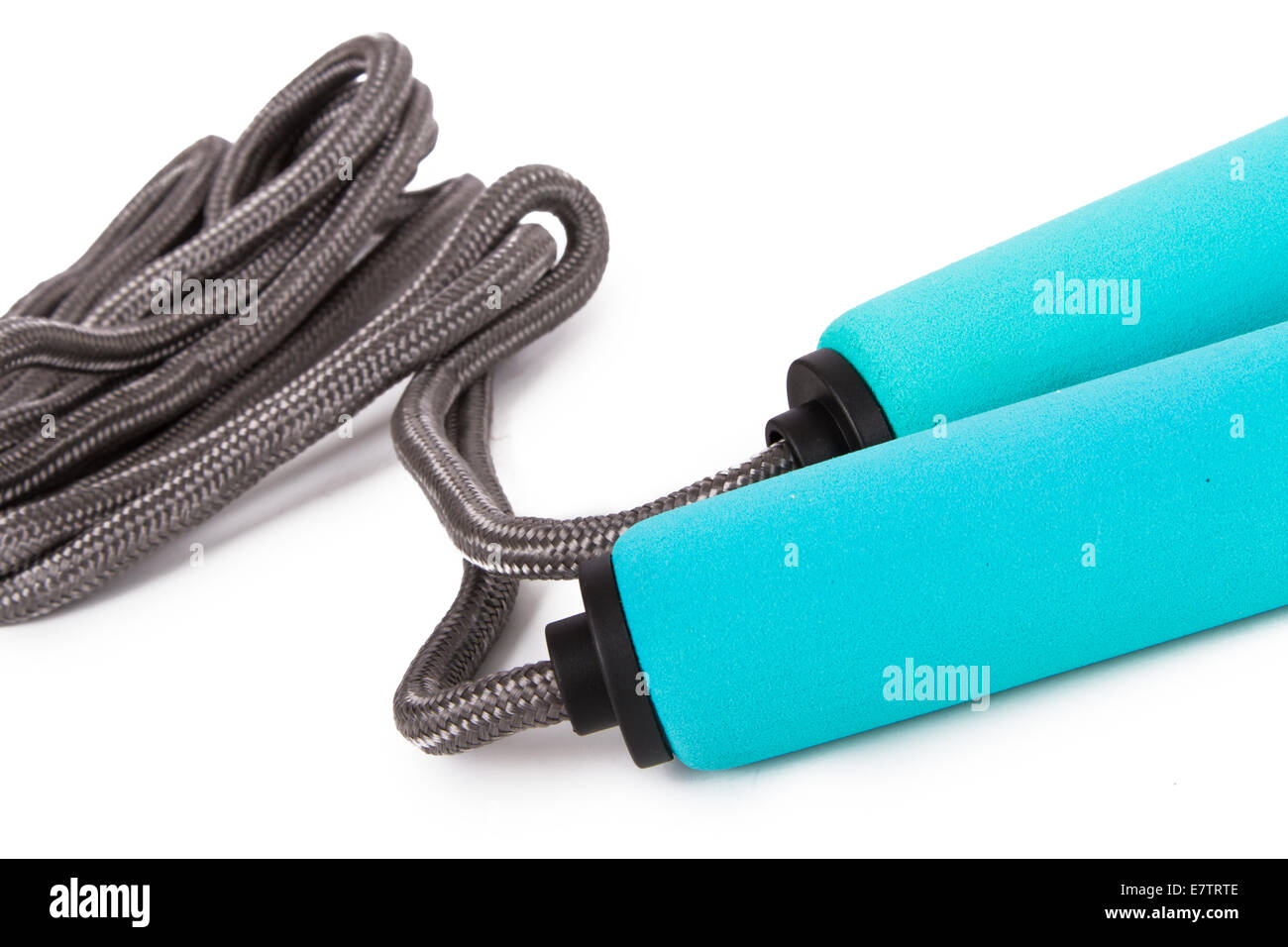 Skipping rope, isolated on white background Stock Photo - Alamy
