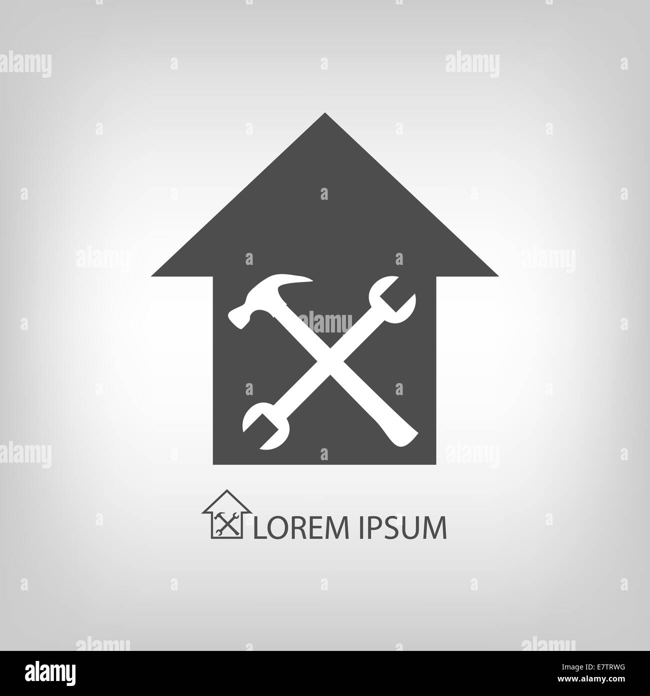 House repair symbol Stock Photo - Alamy