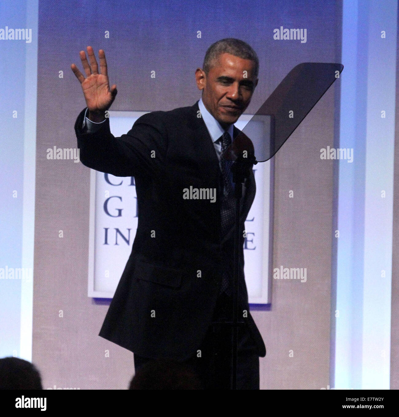 New York, USA. 23rd Sep, 2014. President Barack Obama attends the 2014 ...