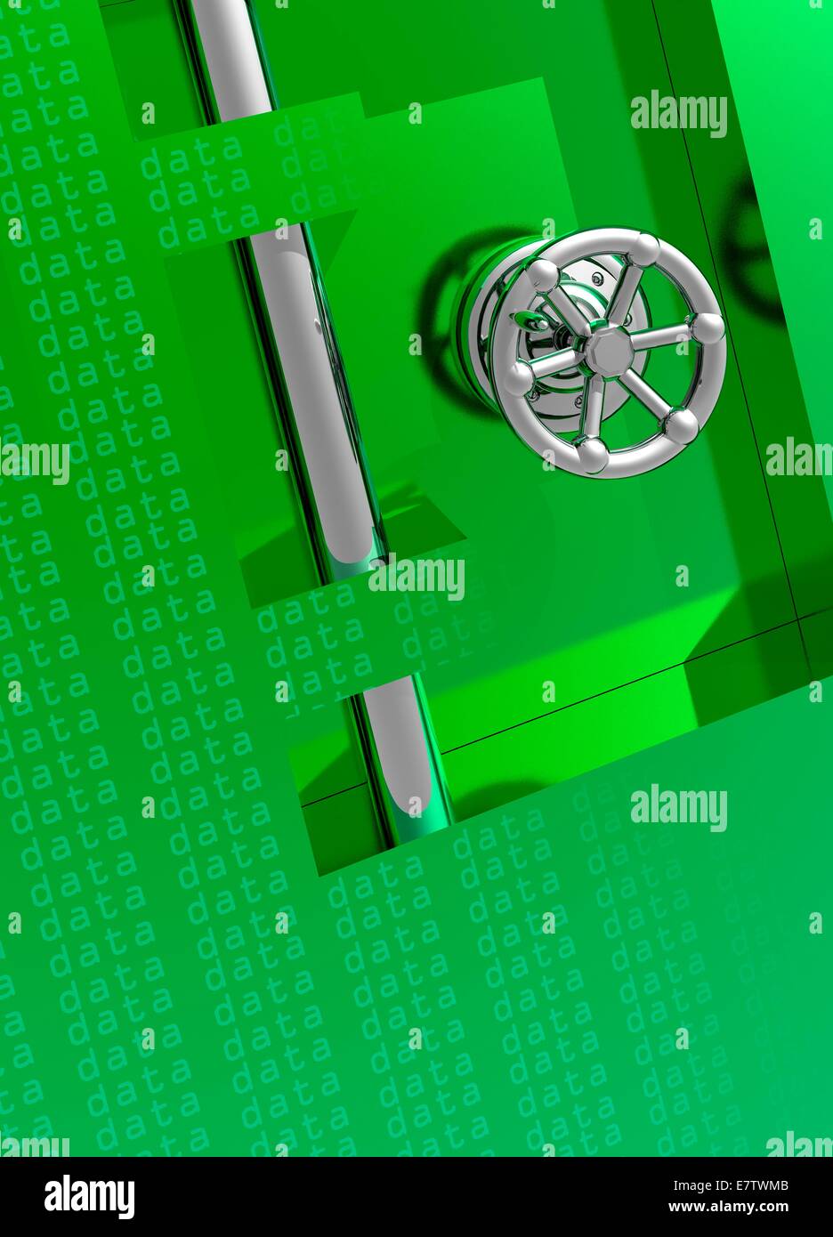 Data vault, conceptual artwork Stock Photo - Alamy