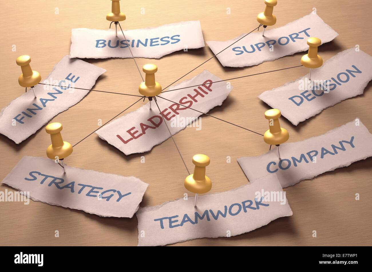 Leadership, conceptual artwork Stock Photo - Alamy