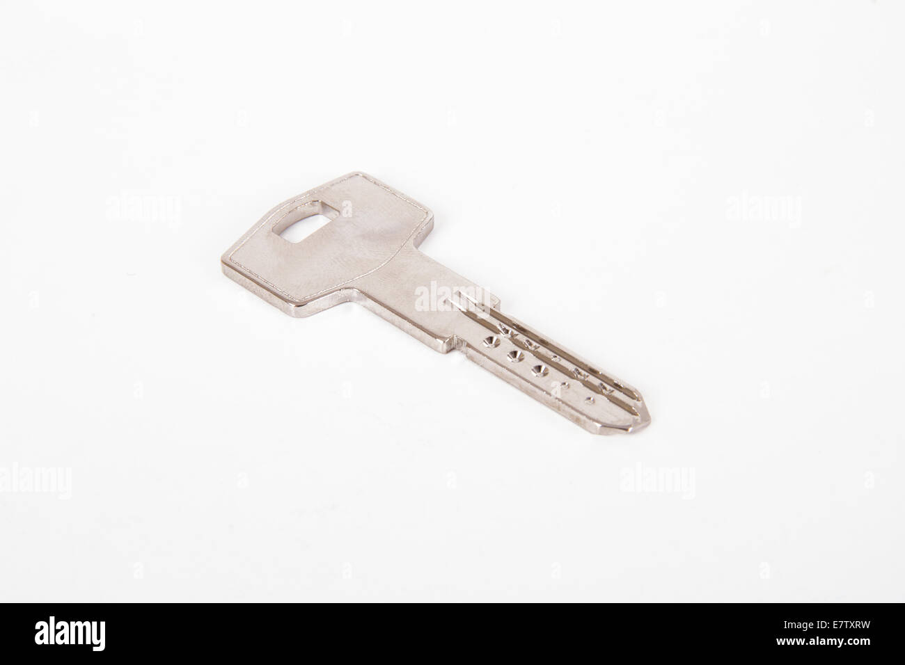 Door key, isolated on white background Stock Photo - Alamy