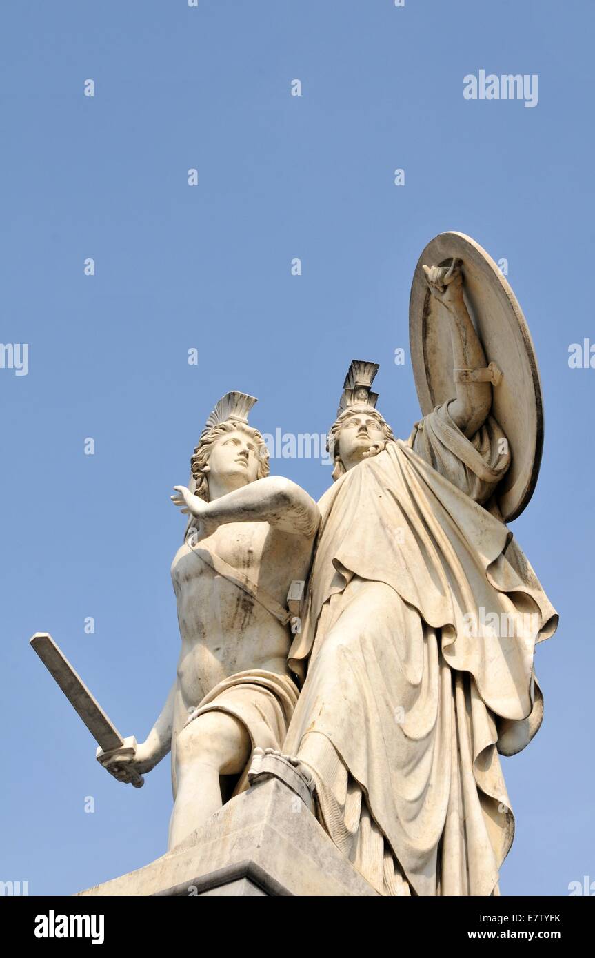 Architectural detail of statue in Berlin, Germany Stock Photo - Alamy