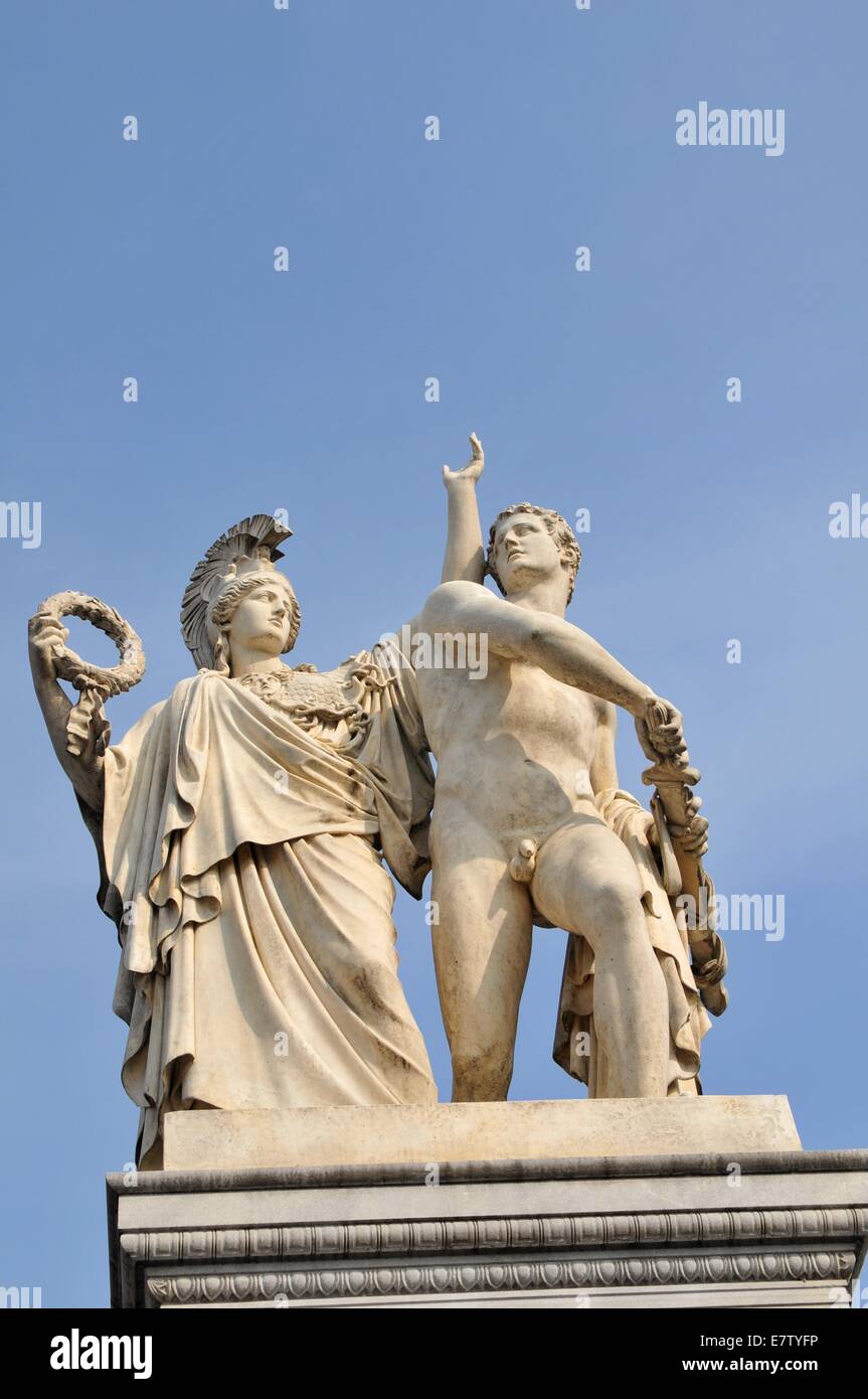 Architectural detail of statue in Berlin, Germany Stock Photo - Alamy