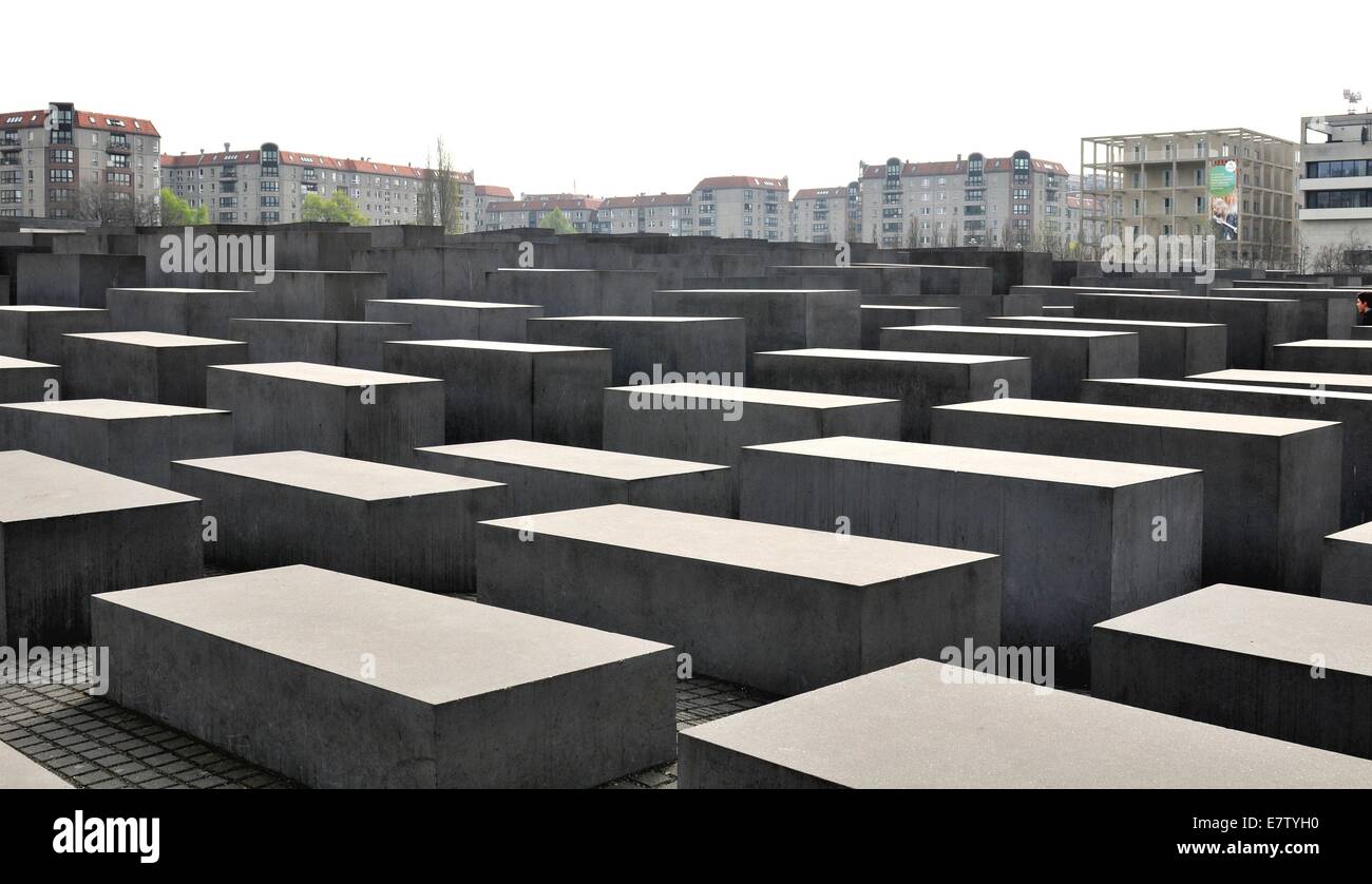 Architecture of the Holocaust museum in Berlin, Germany Stock Photo - Alamy