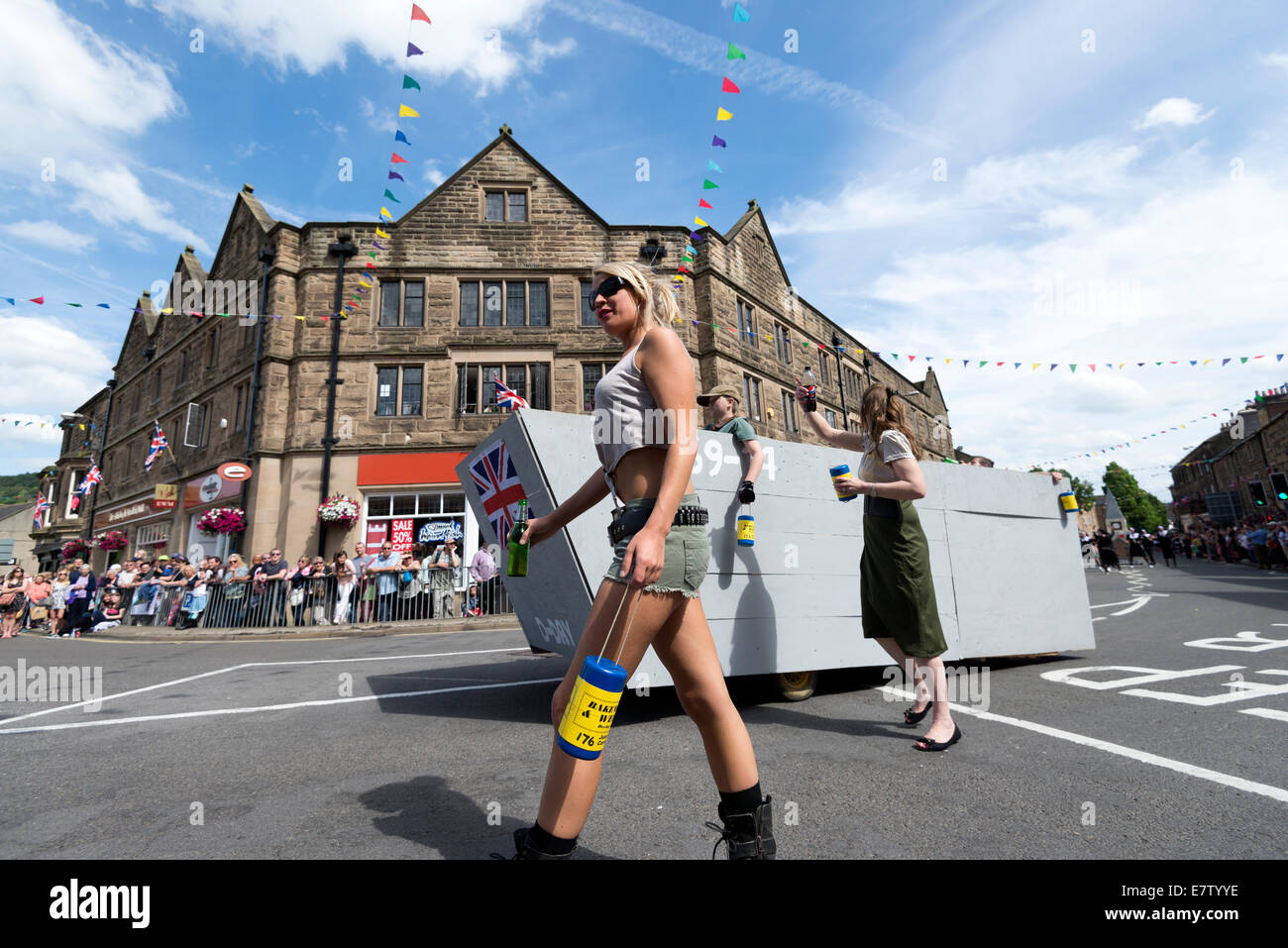 Bakewell Carnival Peak District Derbyshire Stock Photo - Alamy
