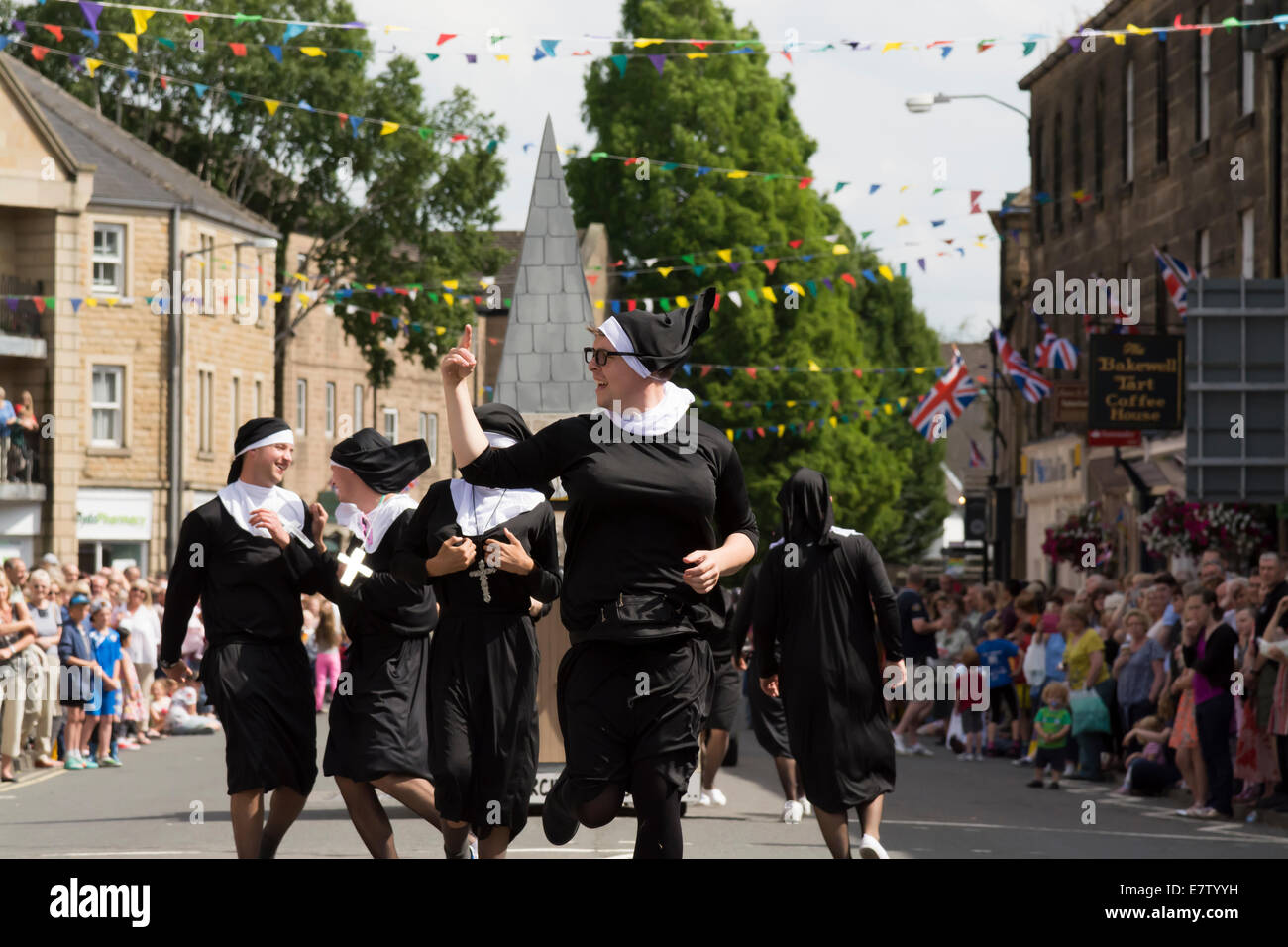 Bakewell Carnival Peak District Derbyshire Stock Photo - Alamy