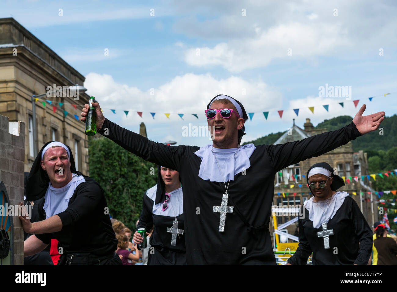 Bakewell Carnival Peak District Derbyshire Stock Photo - Alamy