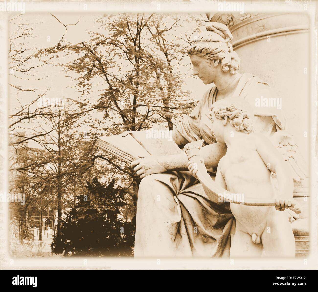 Goethe monument in Berlin, Germany Stock Photo - Alamy