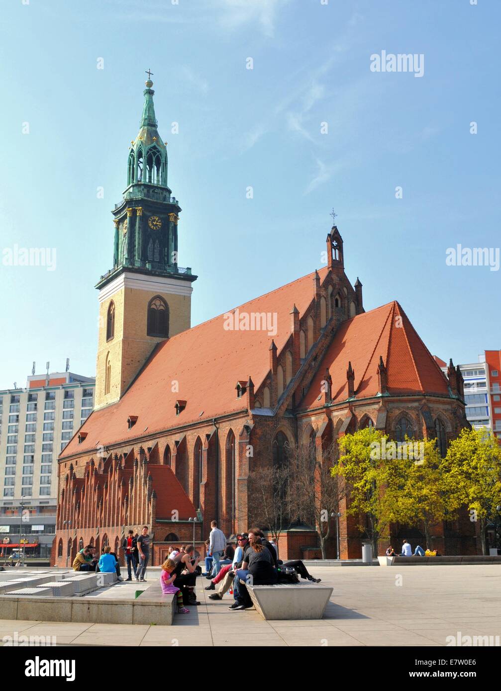 Architecture of Marienkirche in Berlin, Germany Stock Photo - Alamy