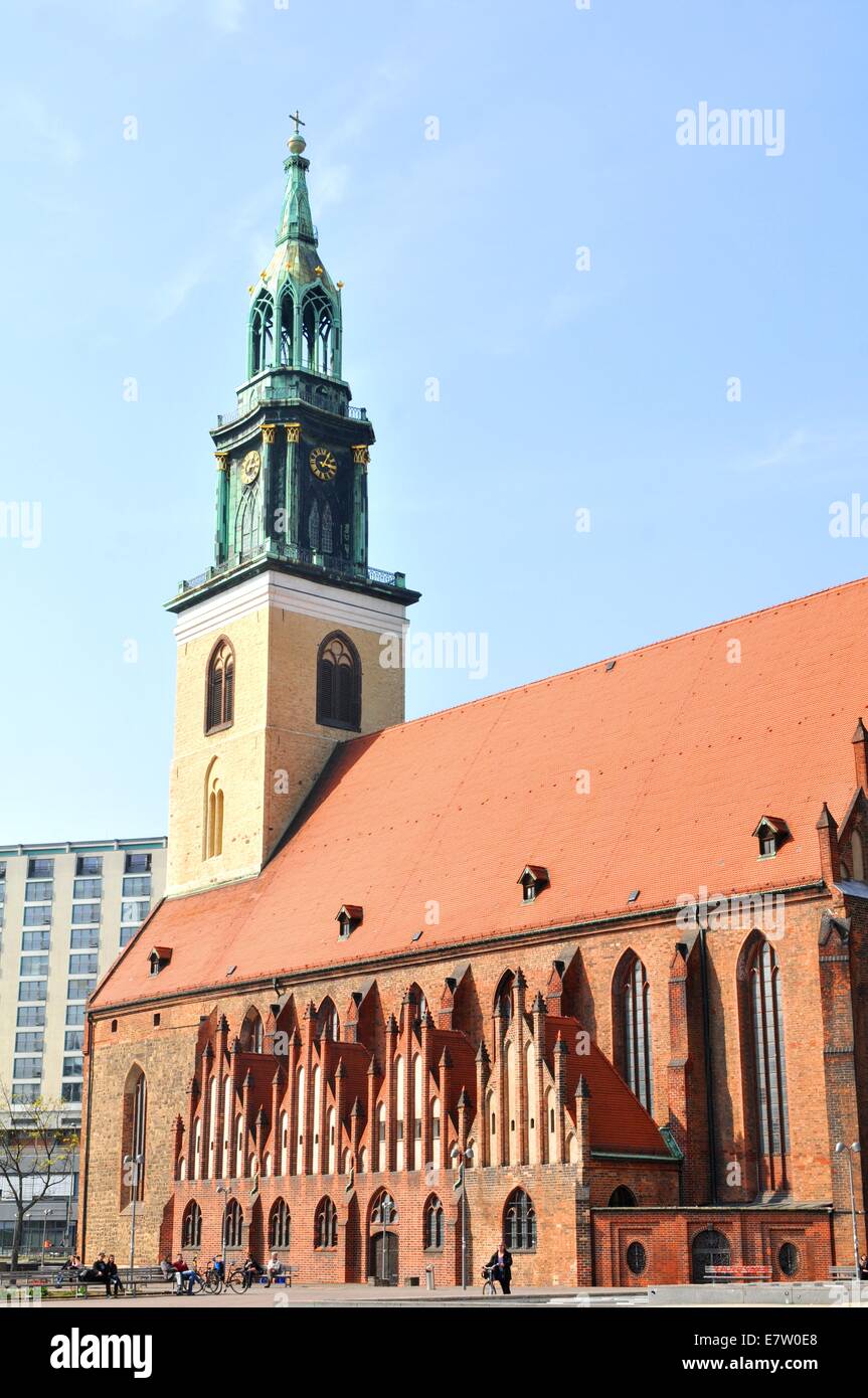 Architecture of Marienkirche in Berlin, Germany Stock Photo - Alamy