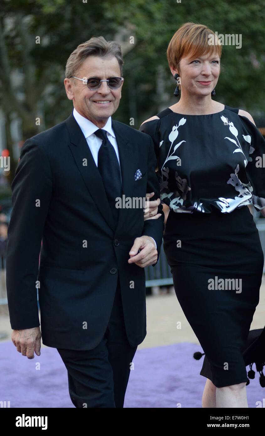 New York, NY, USA. 23rd Sep, 2014. Mikhail Baryshnikov, Lisa Rinehart ...