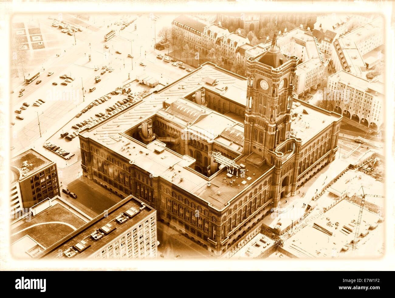 Panorama from the tower Cut Out Stock Images & Pictures - Alamy