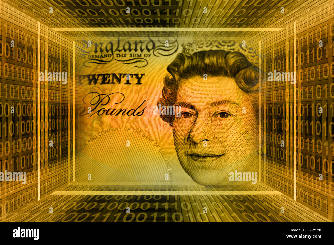 Binary code digital tunnel and money conceptual background Stock Photo ... Binary code digital tunnel and money conceptual background Stock Photo ...