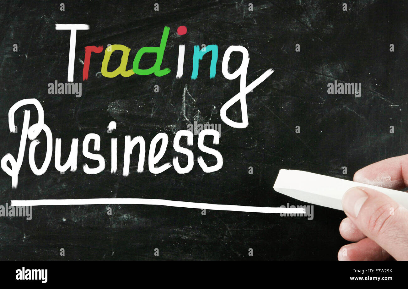 trading business concept Stock Photo - Alamy