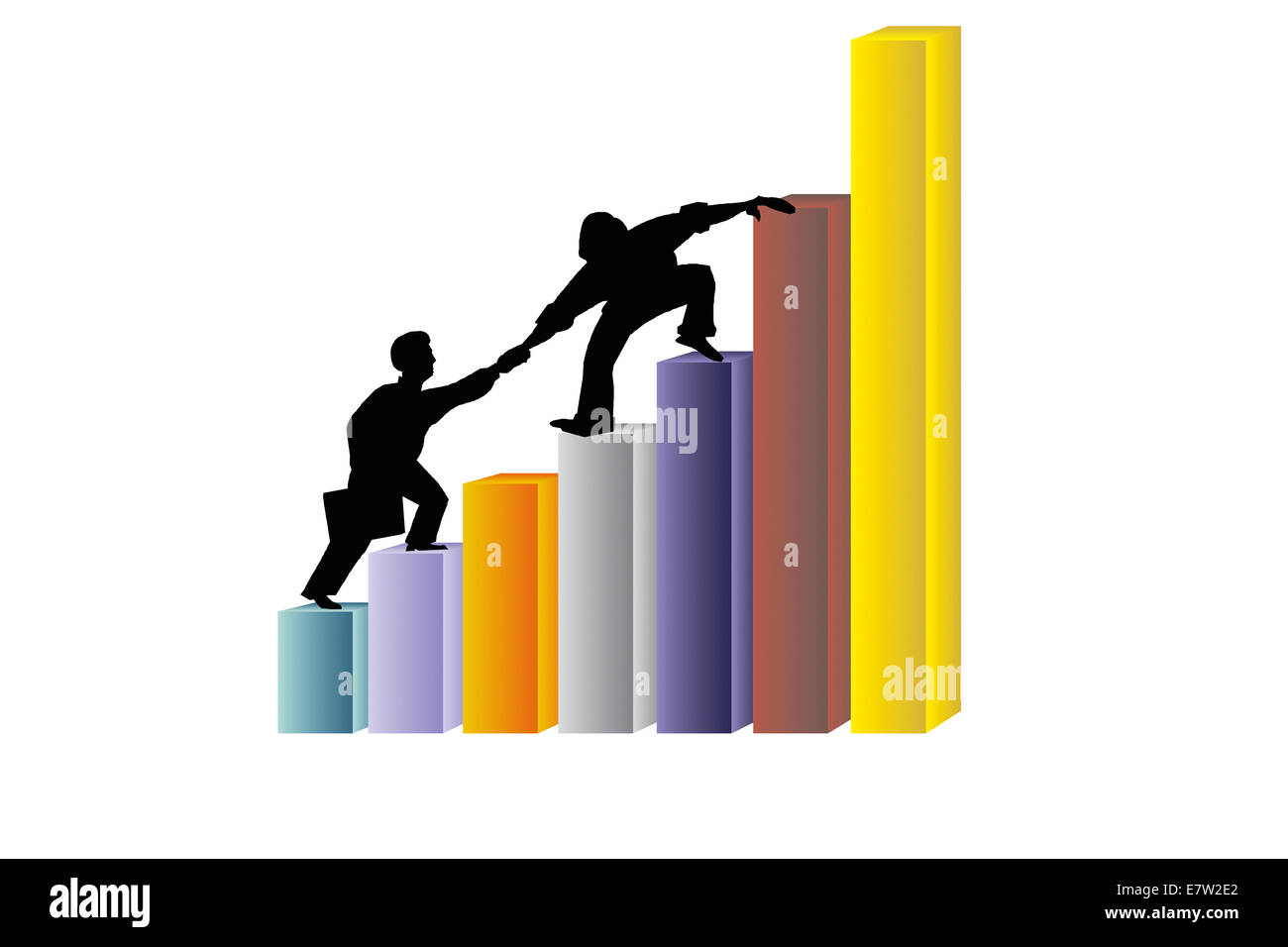 Teamwork illustration hi-res stock photography and images - Alamy