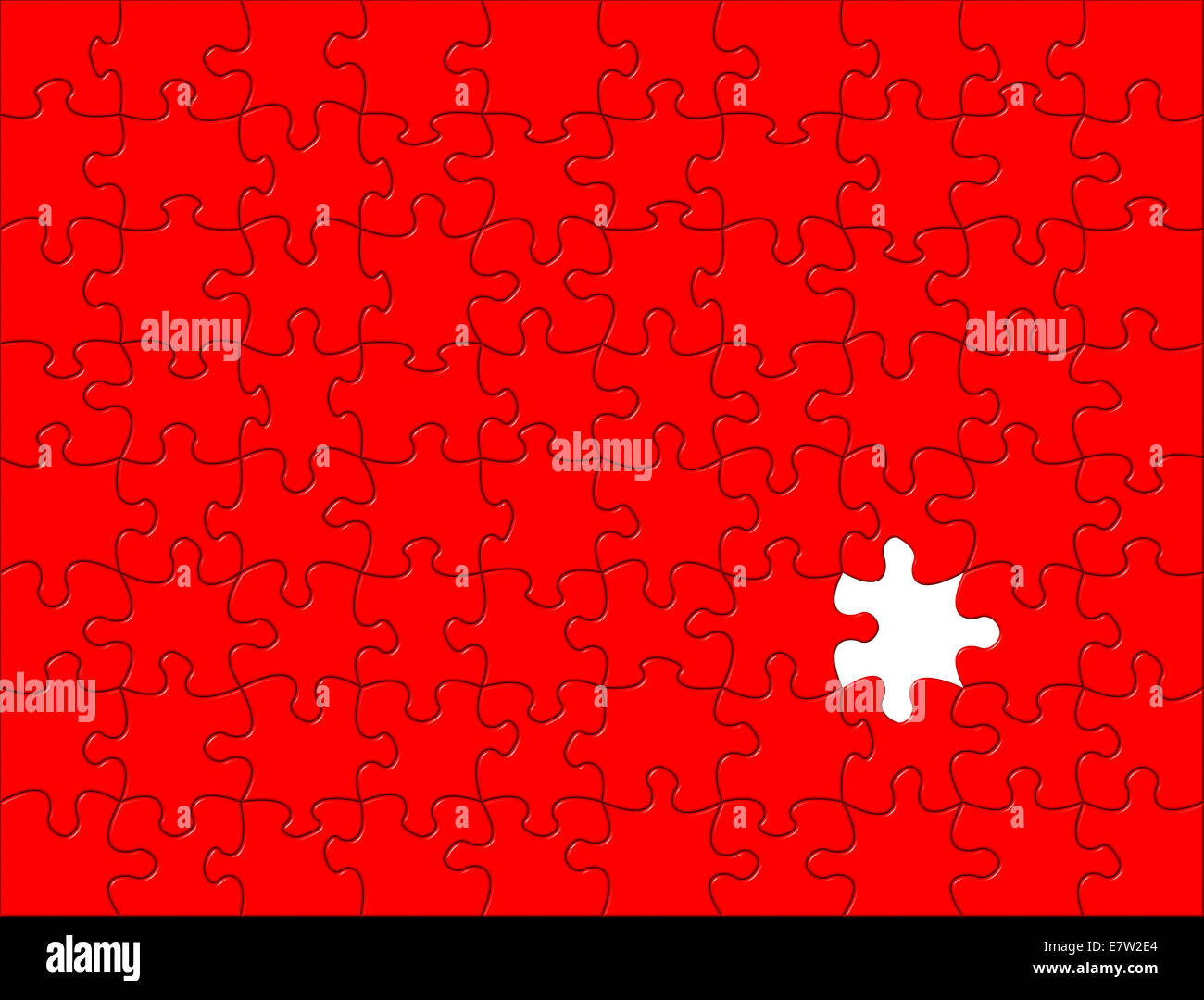 Conceptual and metaphoric puzzle illustration Stock Photo - Alamy