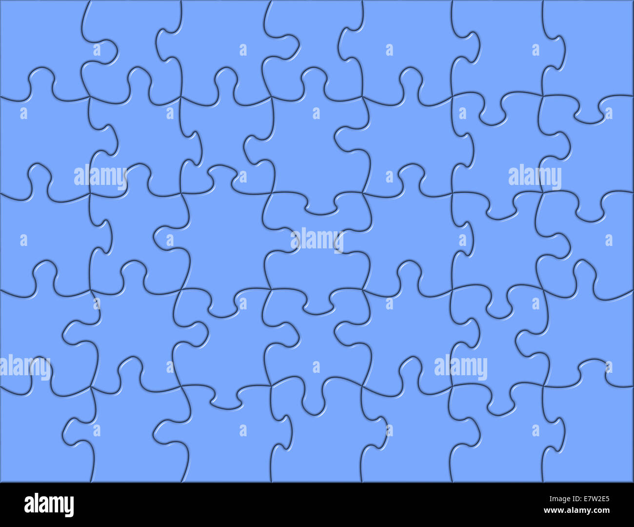 Conceptual and metaphoric puzzle illustration Stock Photo - Alamy
