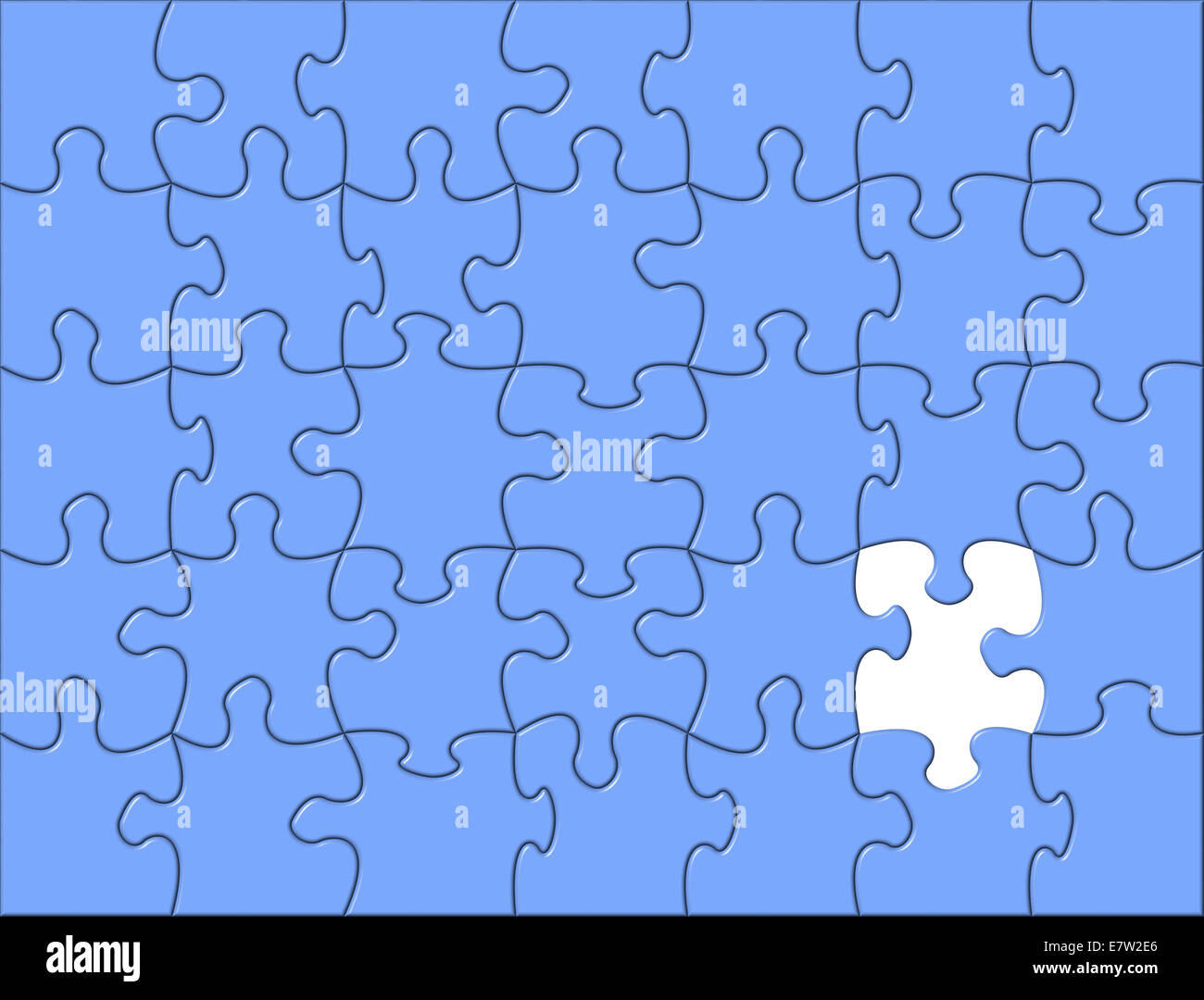 Conceptual and metaphoric puzzle illustration Stock Photo - Alamy