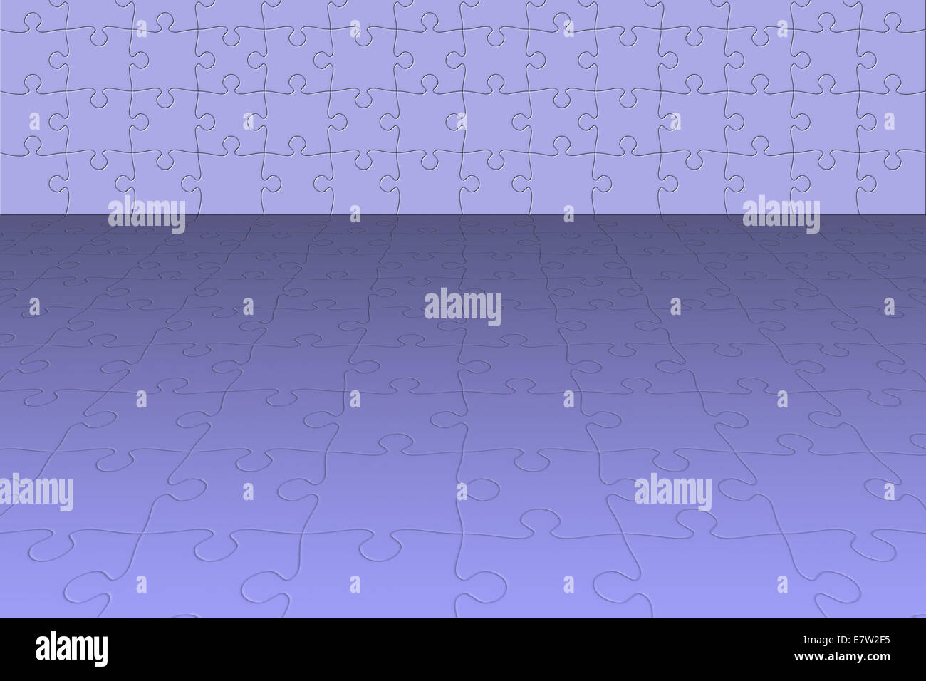 Conceptual and metaphoric puzzle illustration Stock Photo - Alamy