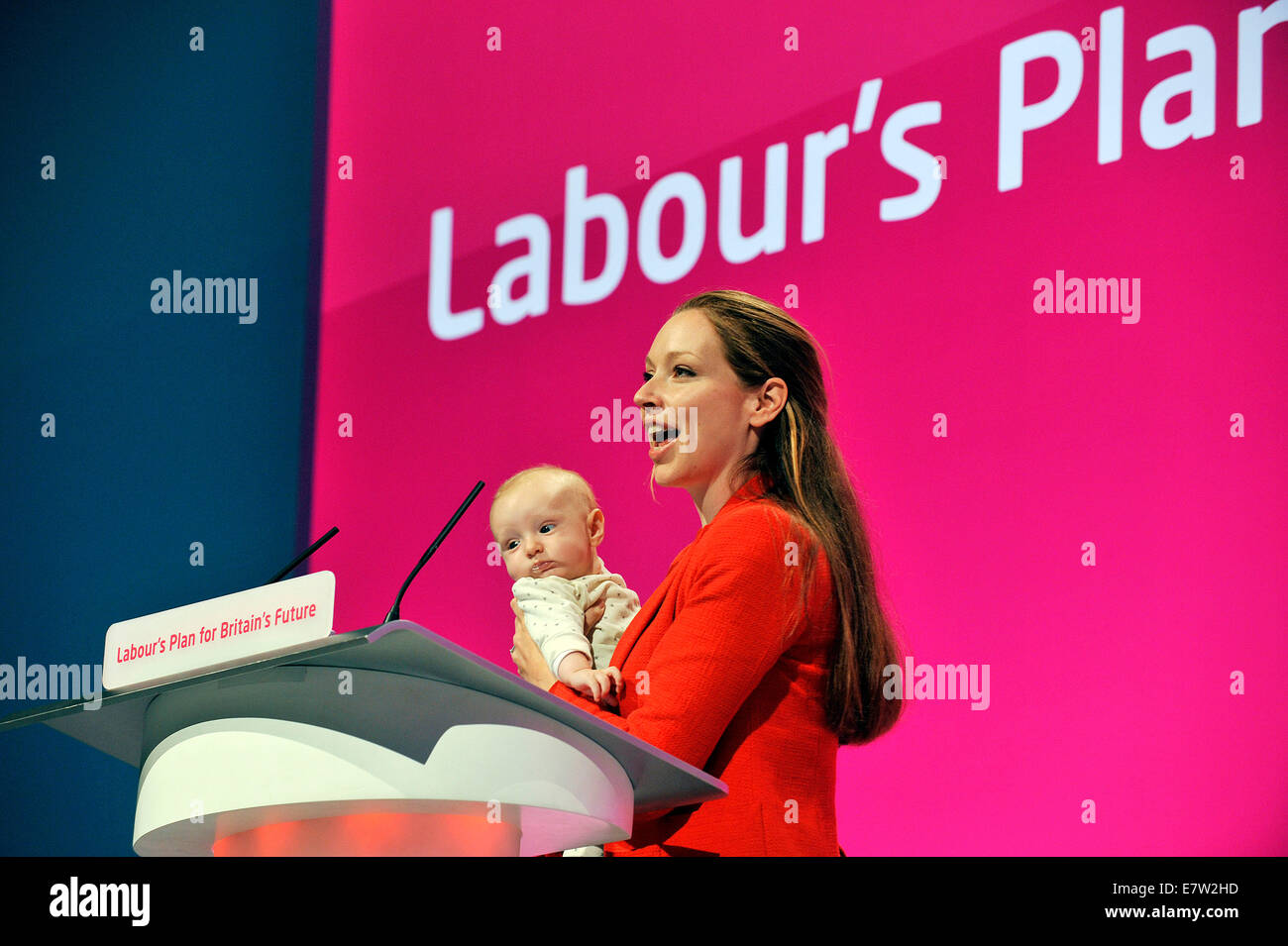 Manchester, UK. 24th Sep, 2014. Catherine Atkinson with son Jacob ...