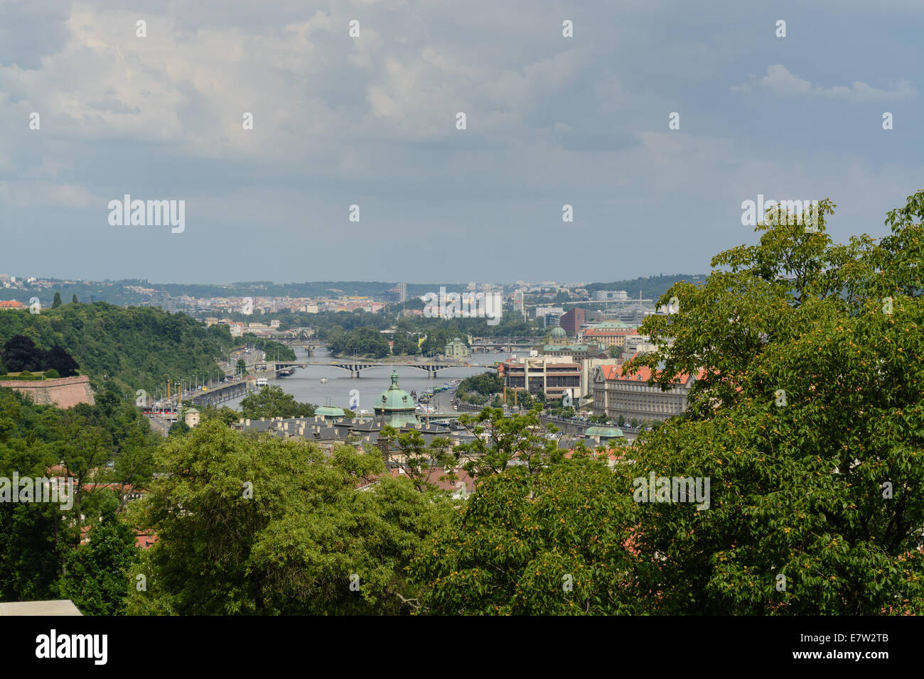 Prague castle bridges over hi-res stock photography and images - Alamy