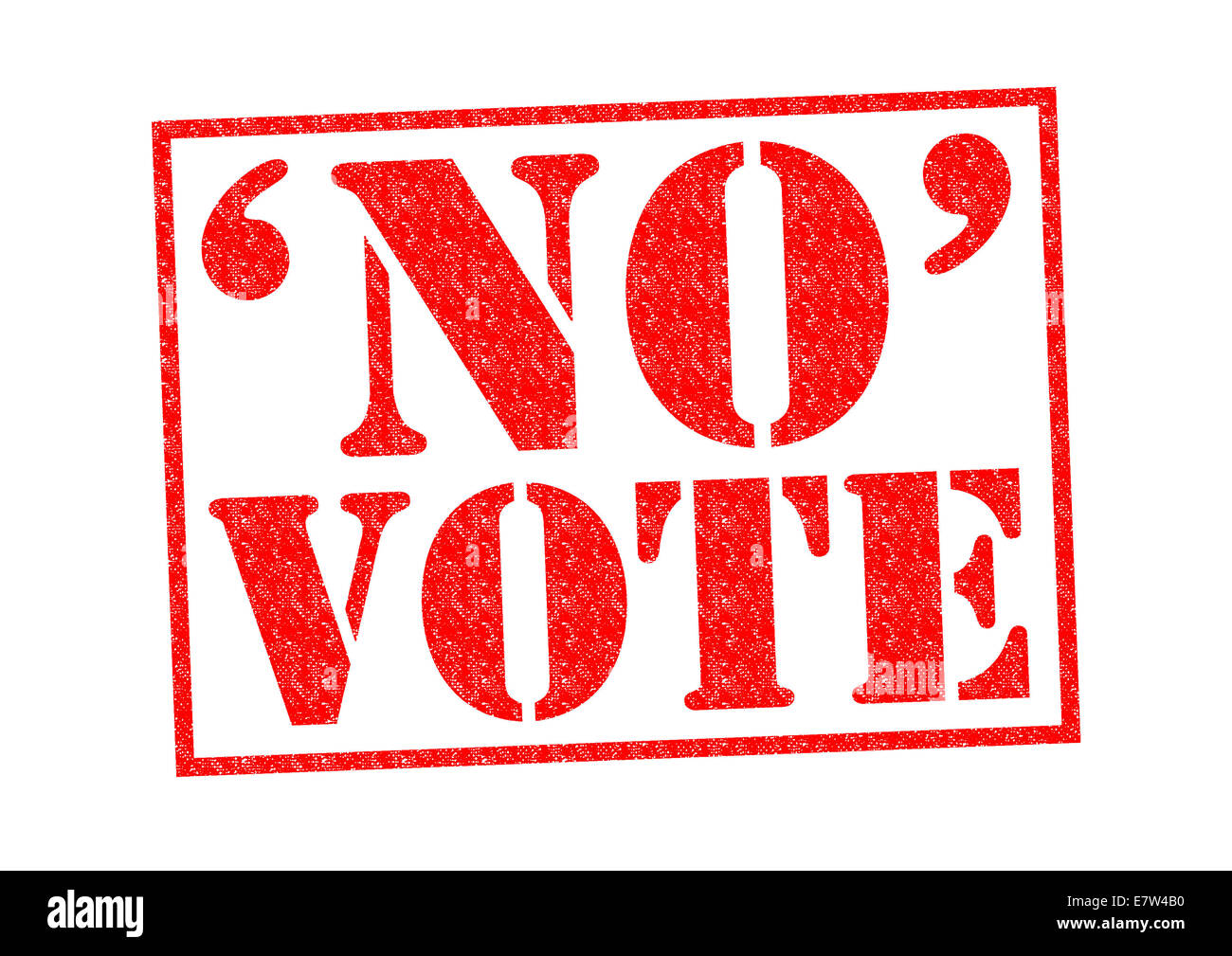 NO VOTE red Rubber Stamp over a white background Stock Photo - Alamy