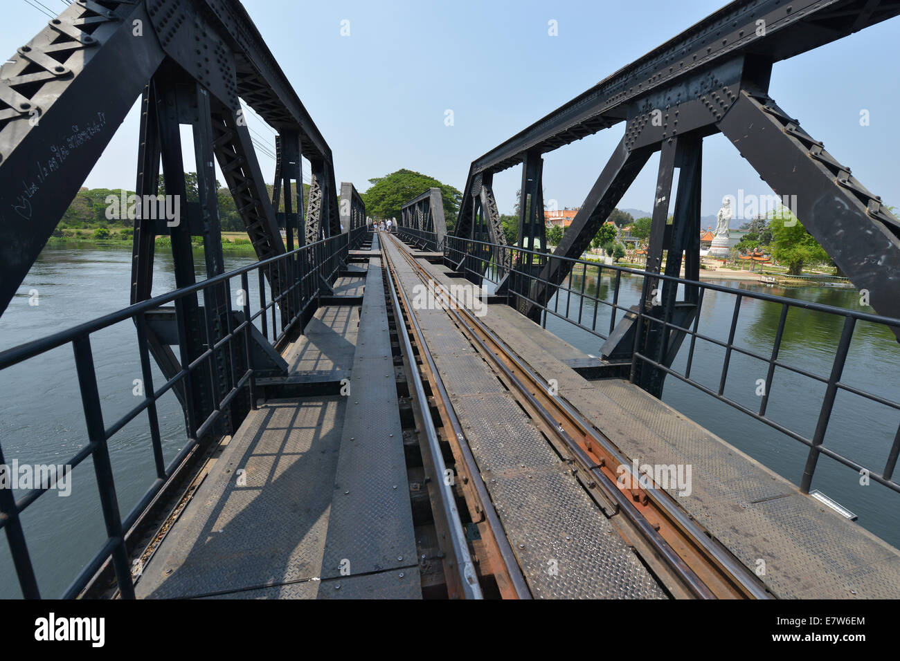 Bridge on the River Kwai, Kanchanaburi, Thailand Stock Photo - Alamy