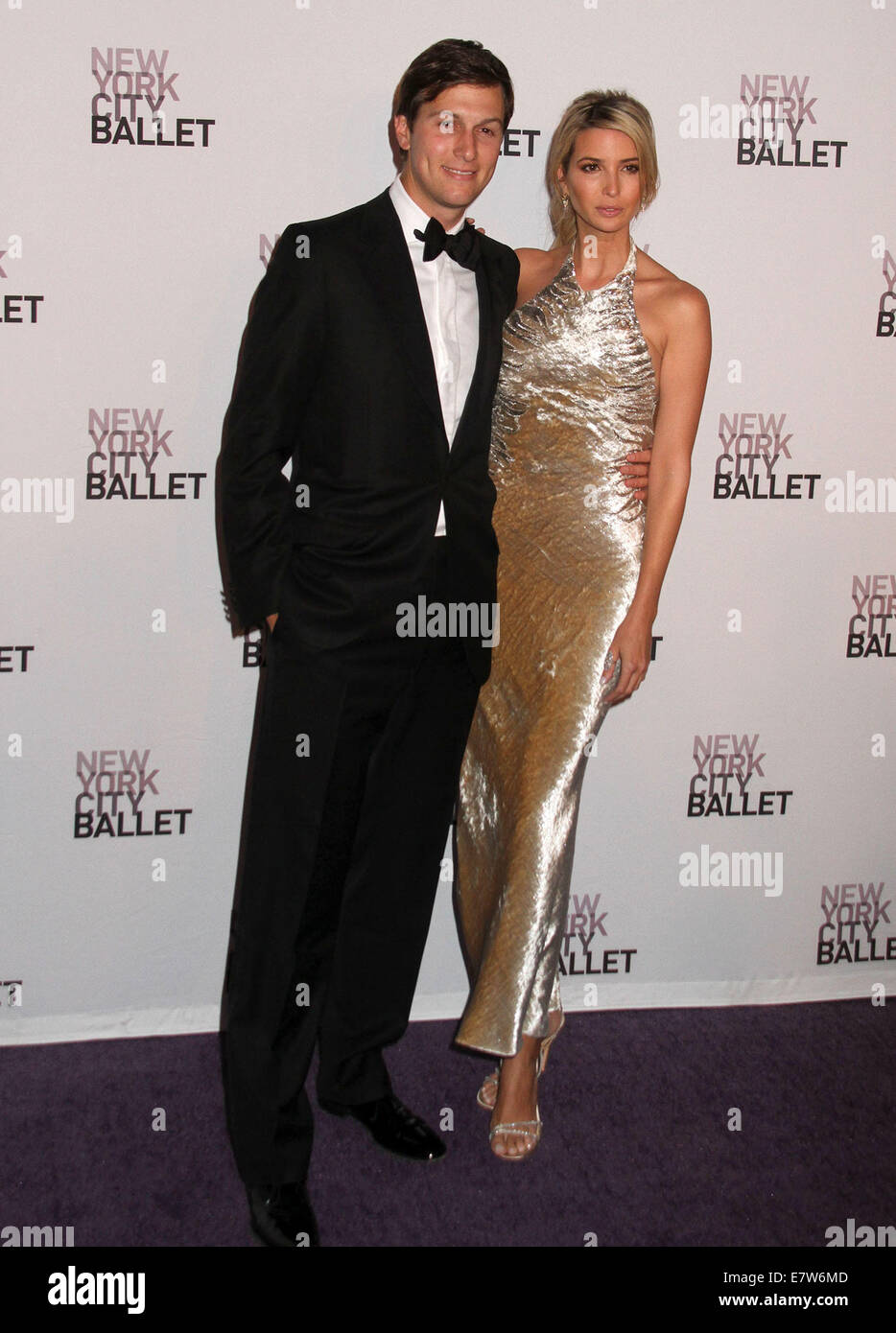New York, New York, USA. 23rd Sep, 2014. JARED KUSHNER and IVANKA TRUMP ...