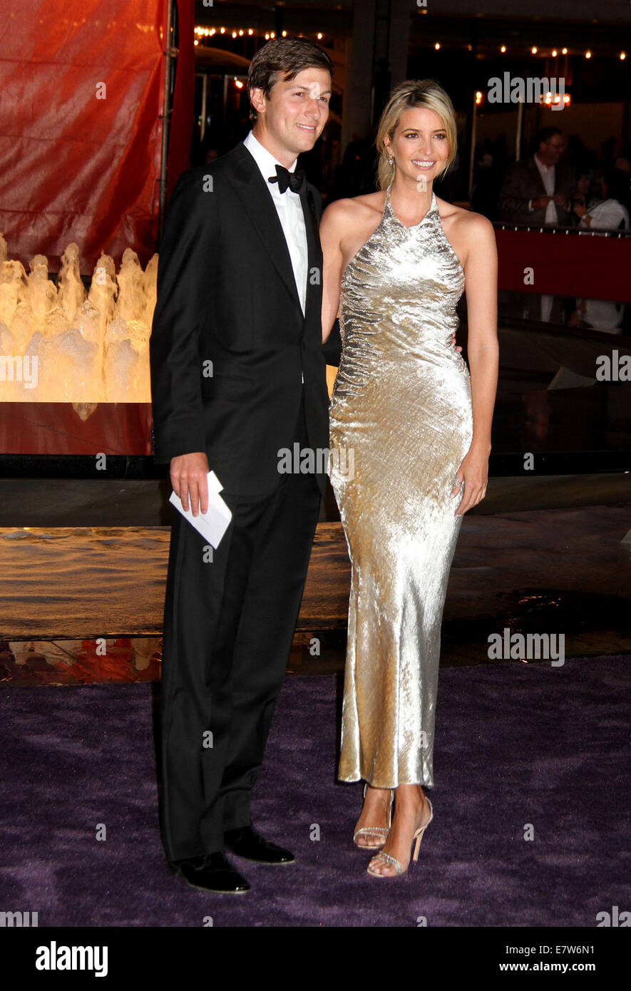 New York, New York, USA. 23rd Sep, 2014. JARED KUSHNER and IVANKA TRUMP ...