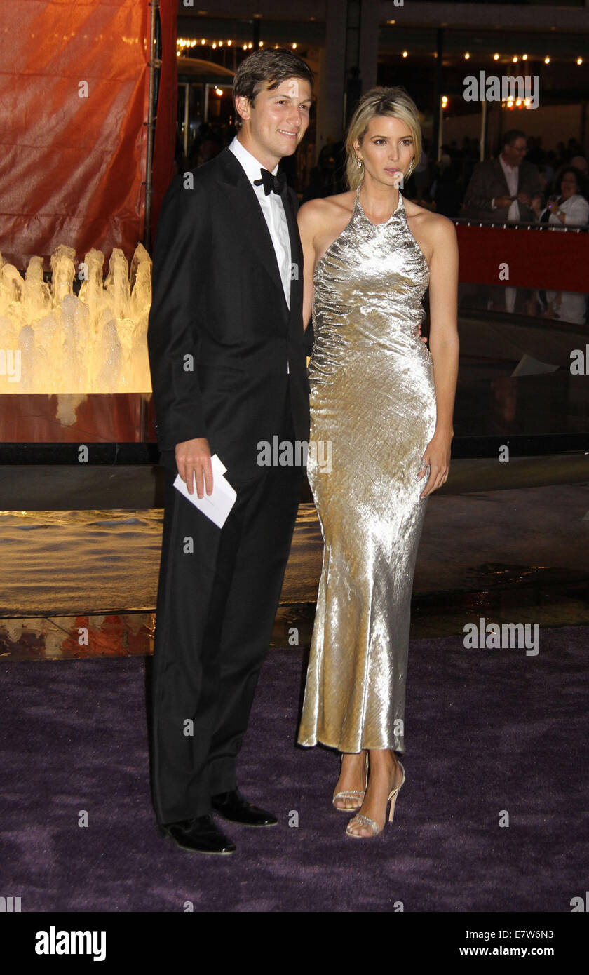 New York, New York, USA. 23rd Sep, 2014. JARED KUSHNER and IVANKA TRUMP ...