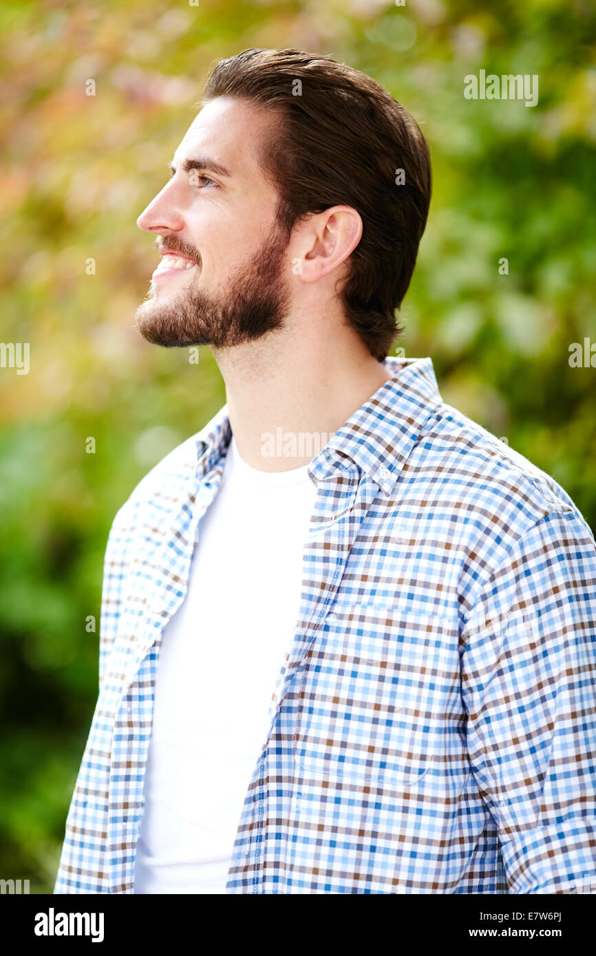 Portrait of man outdoors Stock Photo - Alamy
