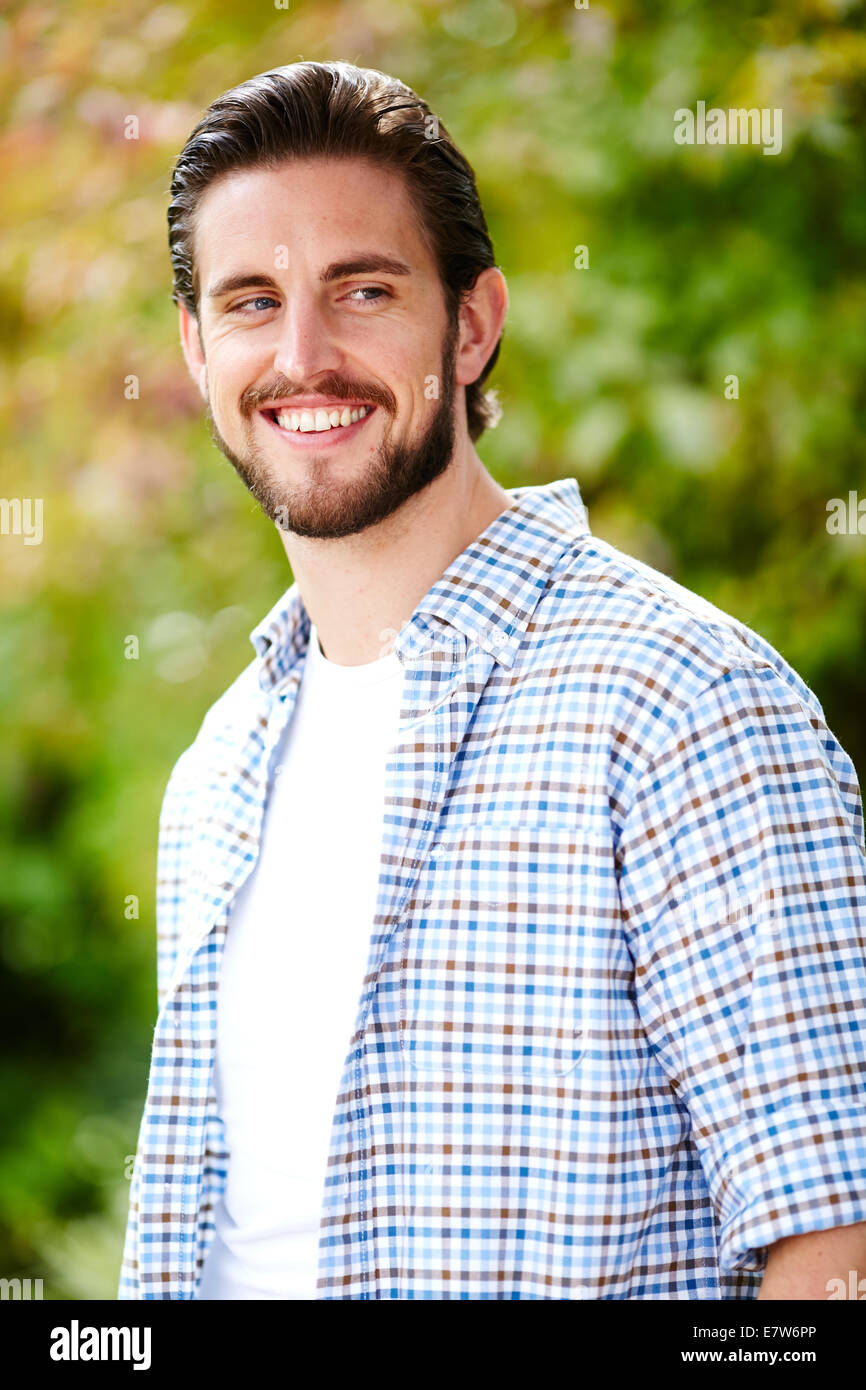 Portrait of man outdoors Stock Photo - Alamy