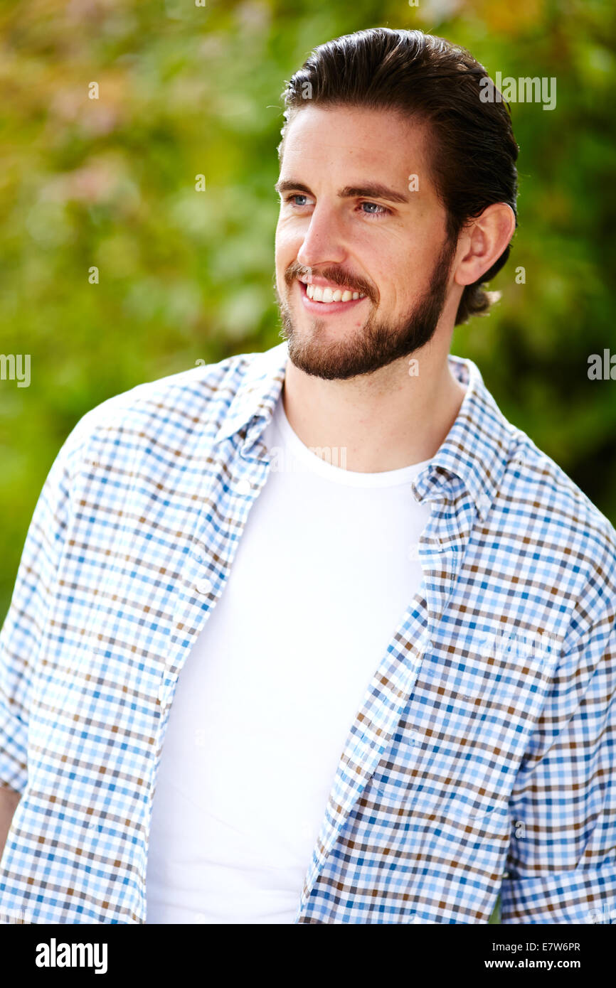 Portrait of man outdoors Stock Photo - Alamy