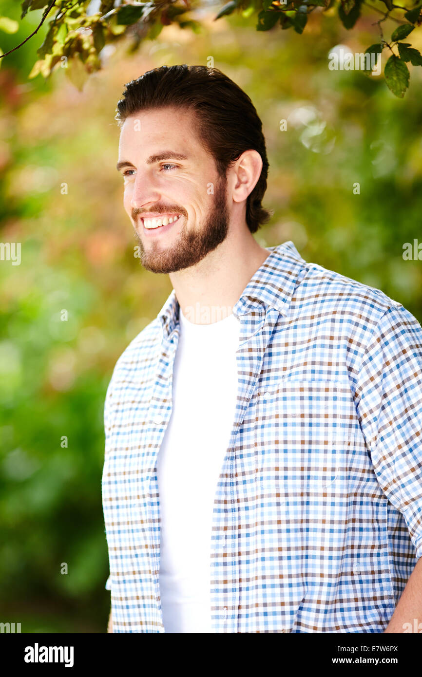 Portrait of man outdoors Stock Photo - Alamy