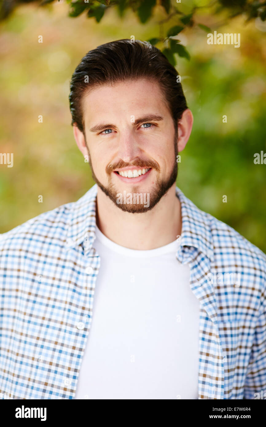 Portrait of man outdoors Stock Photo - Alamy